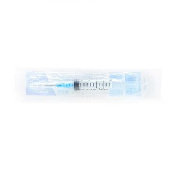 CARDINAL CARE Disposable Syringe Luer Lock 23 Gx1" 5mL 1's price in the ...