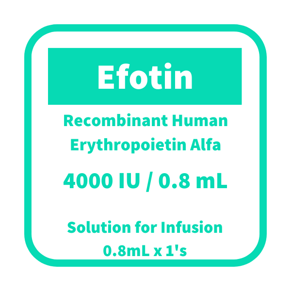 EFOTIN Recombinant Human Erythropoietin Alfa 4000IU / 0.8mL Solution ...