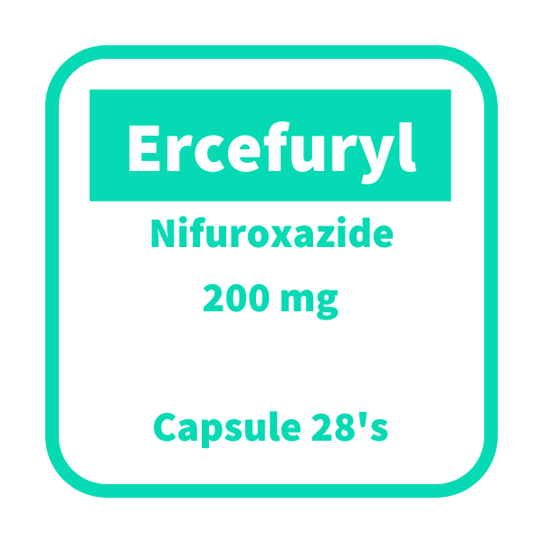 ERCEFURYL Nifuroxazide 200mg Capsule 28's price in the Philippines ...