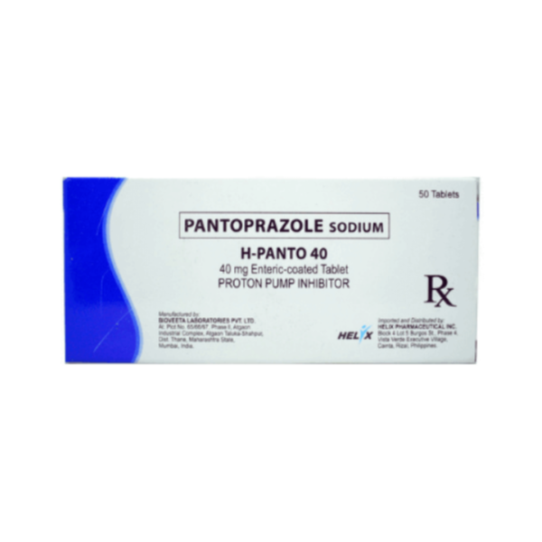 H-PANTO 40 Pantoprazole Sodium Sesquihydrate 40mg Enteric-Coated Tablet ...