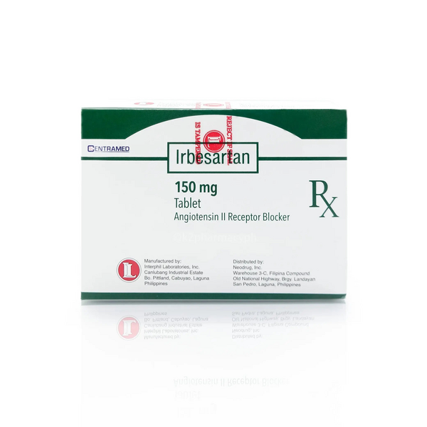 Irbesartan 150mg Tablet 100's price in the Philippines | MedsGo Pharmacy