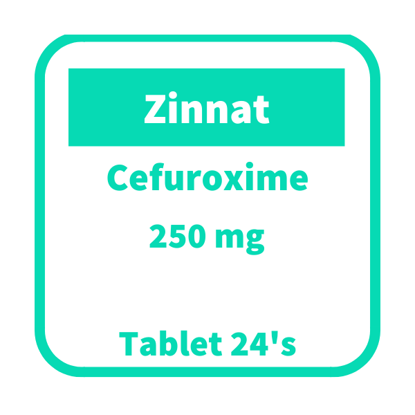 ZINNAT Cefuroxime Axetil 250mg Tablet 24's price in the Philippines ...
