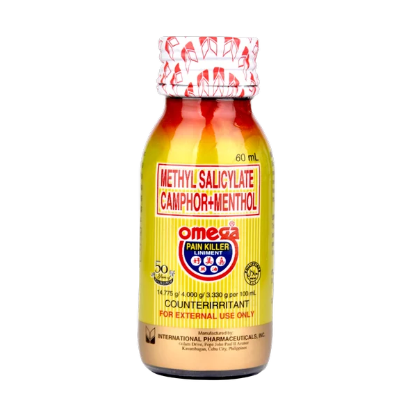 OMEGA PAIN KILLER LINIMENT Methyl Salicylate / Camphor / Menthol 14g ...