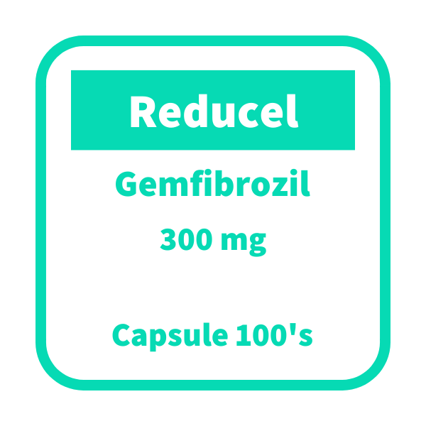 REDUCEL Gemfibrozil 300mg Capsule 100's price in the Philippines ...