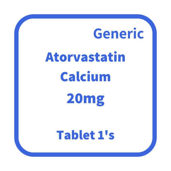 ACTIMED Atorvastatin Calcium 20mg Film-Coated Tablet 1's price in the ...