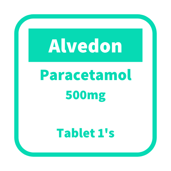 ALVEDON Paracetamol 500mg Tablet 1's price in the Philippines | MedsGo ...