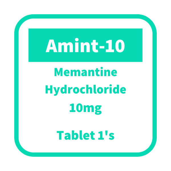 AMINT-10 Memantine Hydrochloride 10mg Film-Coated Tablet 1's price in ...