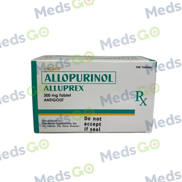 ALLUPREX Allopurinol 300mg Tablet 1's price in the Philippines | MedsGo ...