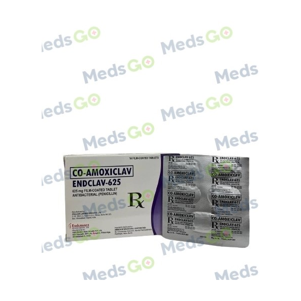 ENDCLAV-625 Co-Amoxiclav 625mg Film-Coated Tablet 1's price in the ...