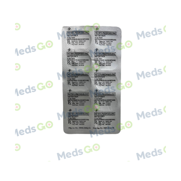 METHYDEN Methylprednisolone 16mg Tablet 1's price in the Philippines ...