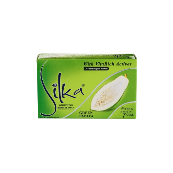 SILKA Whitening Herbal Soap Green Papaya 90g price in the Philippines | MedsGo Pharmacy