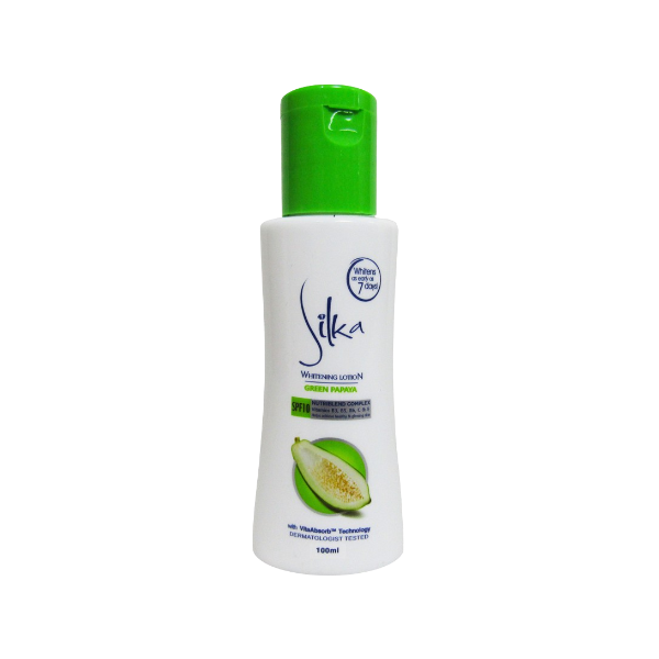 SILKA Whitening Lotion Green Papaya SPF10 100ml price in the ...