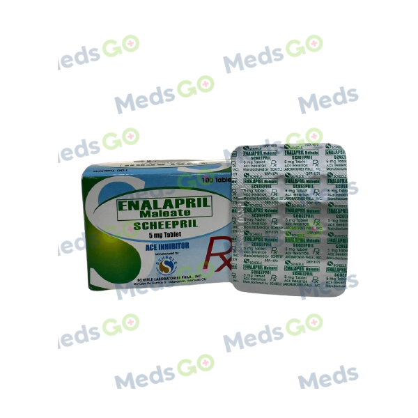 SCHEEPRIL Enalapril Maleate 5mg Tablet 100's price in the Philippines ...