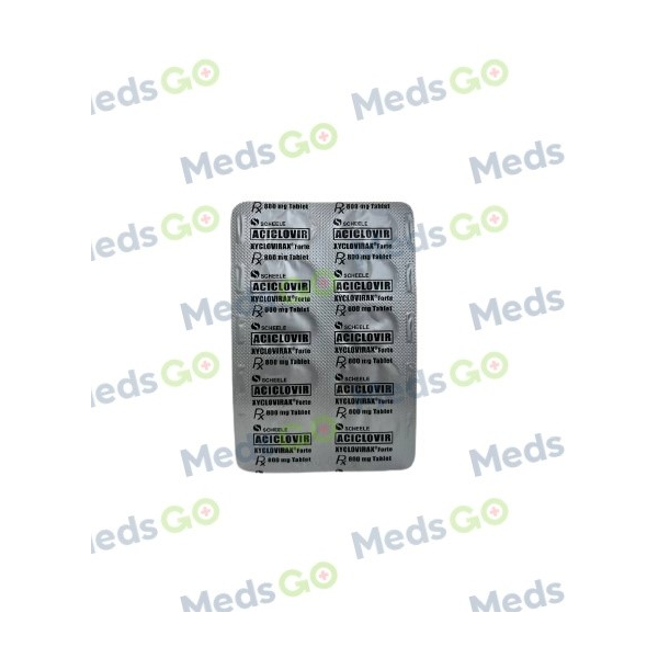 XYCLOVIRAX FORTE Aciclovir 800mg Tablet 1's price in the Philippines ...