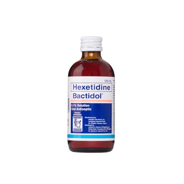 BACTIDOL Hexetidine 0.1% Solution 120mL price in the Philippines ...