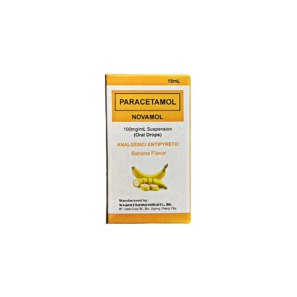 NOVAMOL Paracetamol 100mg / mL Suspension (Oral Drops) 15mL price in ...