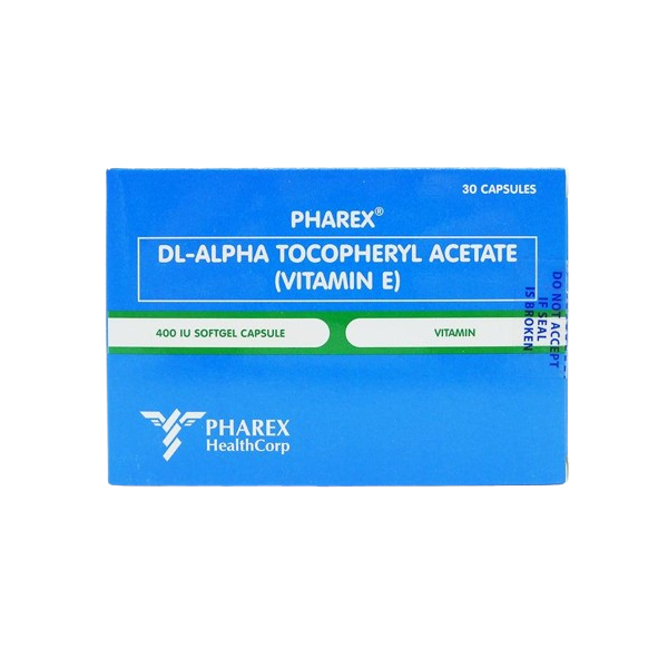 PHAREX Vit. E 400 IU SoftGel Capsule 1's price in the Philippines ...
