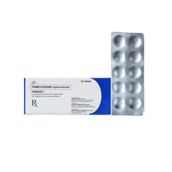 TRIMEBET Trimetazidine Hydrochloride 35mg Modified-Release Tablet 30's ...