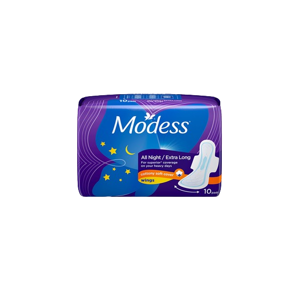 MODESS All Night / Extra Long with Wings 10's price in the Philippines ...