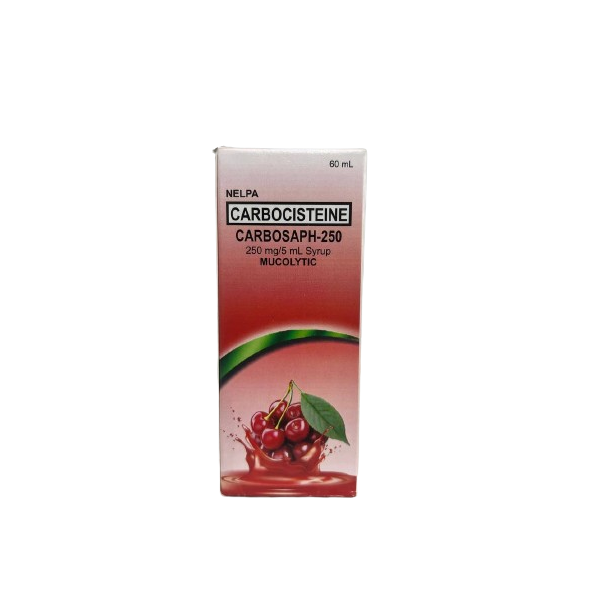 CARBOSAPH-250 Carbocisteine 250mg / 5ml Syrup 60ml price in the ...