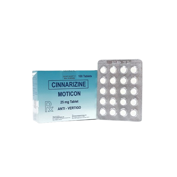 MOTICON Cinnarizine 25mg Tablet 1's price in the Philippines | MedsGo ...