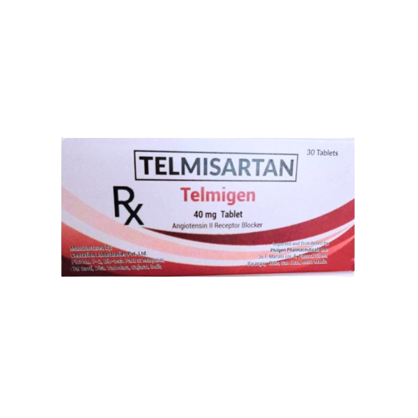 TELMIGEN Telmisartan 40mg Tablet 1's price in the Philippines | MedsGo ...