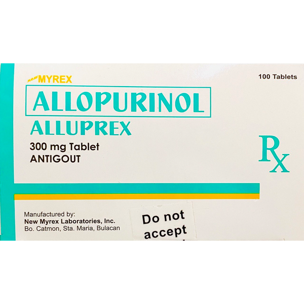 ALLUPREX Allopurinol 300mg Tablet 100's price in the Philippines ...