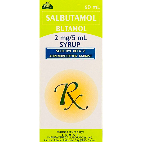 BUTAMOL Salbutamol 2mg / 5mL Syrup 60mL Orange price in the Philippines ...