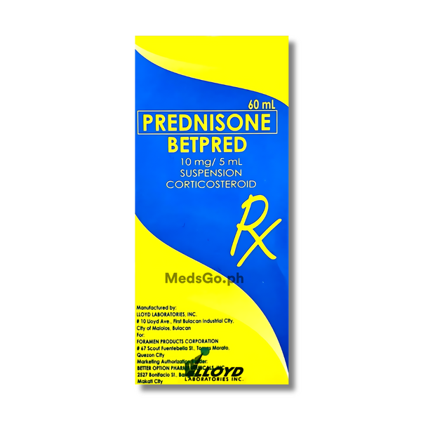 BETFRED Prednisone 10mg / 5ml Suspension 60ml price in the Philippines ...