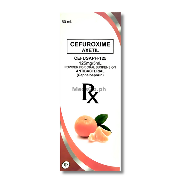 CEFUSAPH-125 Cefuroxime Axetil 125mg / 5mL Powder for Suspension 60mL ...