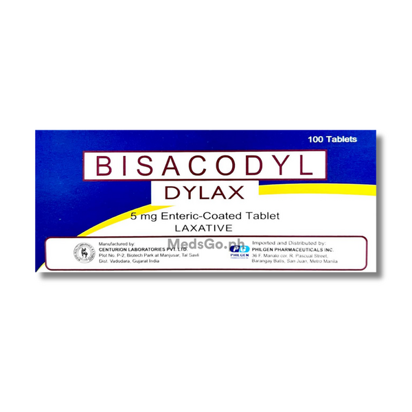 DYLAX Bisacodyl 5mg - 1 Box x 100 Tabs price in the Philippines ...