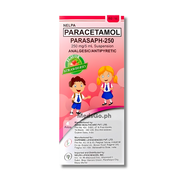 PARASAPH-250 Paracetamol 250mg / 5mL Suspension 60mL price in the ...