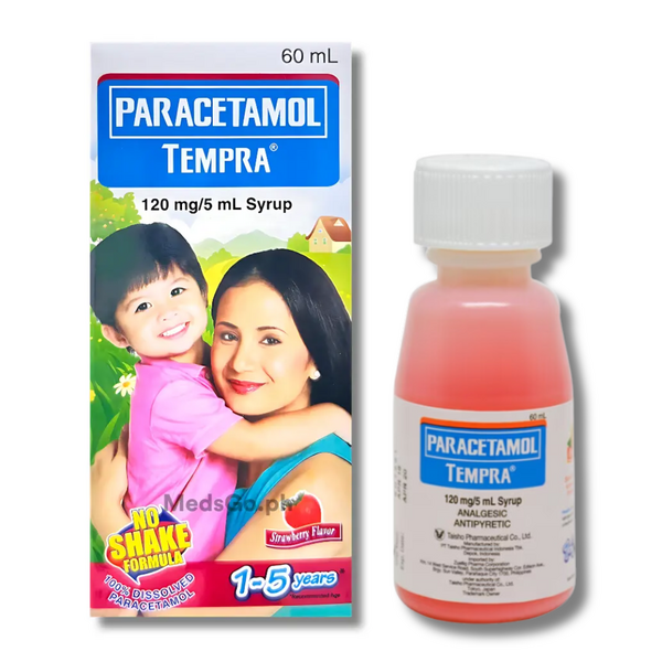TEMPRA Paracetamol 120mg / 5mL Syrup 60mL Strawberry price in the ...