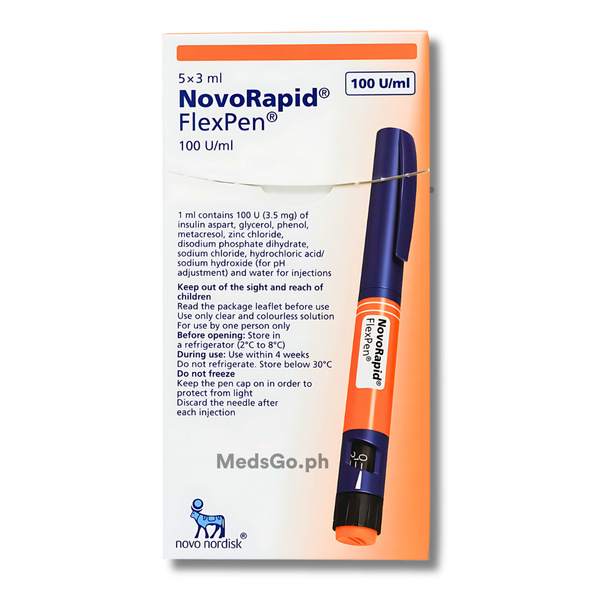 NOVORAPID FLEXPEN Insulin Aspart 100U / mL 3mL - 1 Piece price in the ...