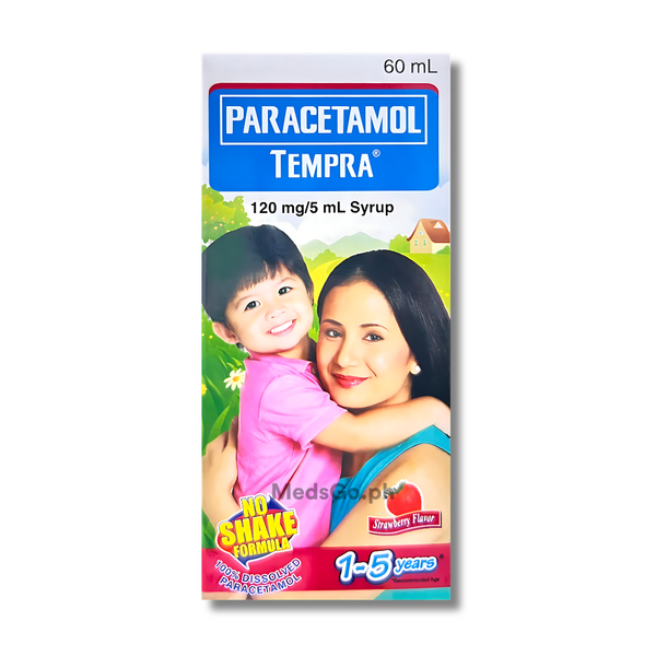TEMPRA Paracetamol 120mg / 5mL Syrup 60mL Strawberry price in the ...
