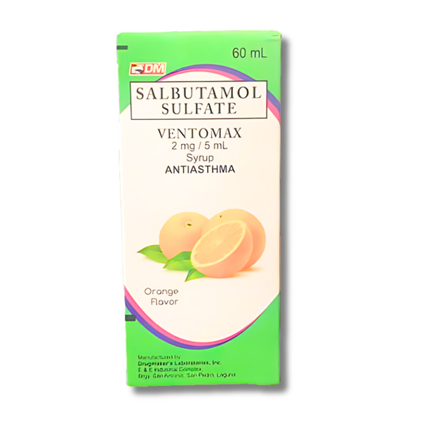 VENTOMAX Salbutamol Sulfate 2mg / 5ml Syrup 60ml price in the ...