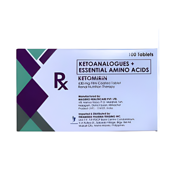 KETOMIRIN Ketoanalogues / Essential Amino Acids 630mg Film-Coated ...