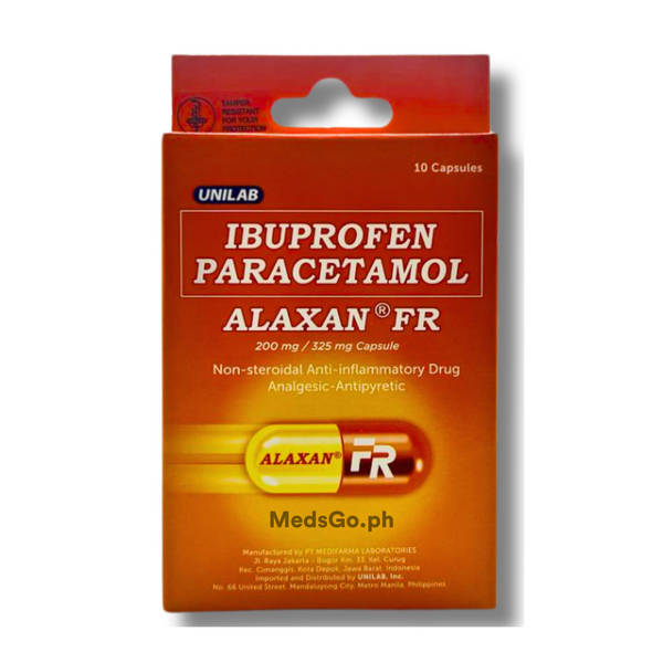 ALAXAN FR - 1 Pack x 10 Caps price in the Philippines | MedsGo Pharmacy