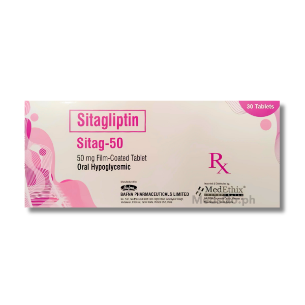 SITAG-50 Sitagliptin 50mg - 1 Tablet price in the Philippines | MedsGo ...