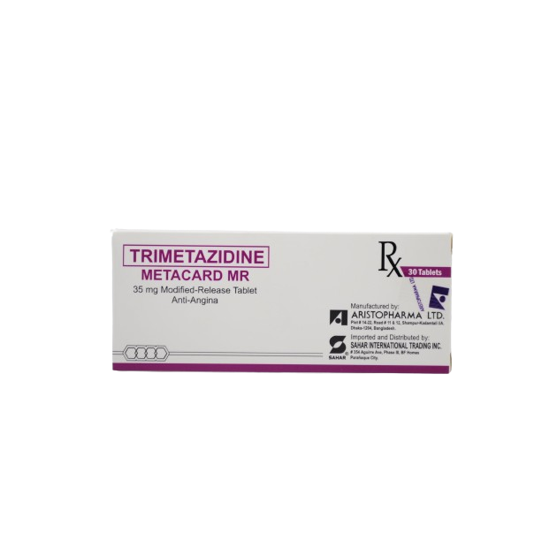 METACARD MR Trimetazidine Hydrochloride 35mg Modified-Release Tablet 30 ...