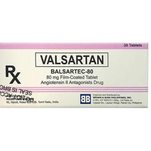 BALSARTEC-80 Valsartan 80mg Film-Coated Tablet 30's price in the ...