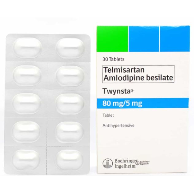 TWYNSTA Telmisartan / Amlodipine 80mg / 10mg Tablet 1's price in the ...