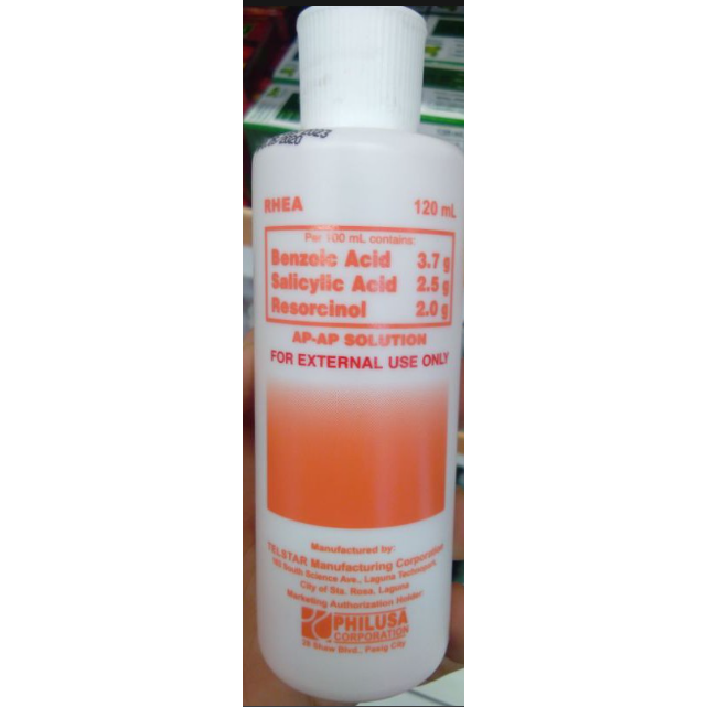 AP-AP SOLUTION Salicylic Acid / Resorcinol 10g / 2.5g per 100mL ...