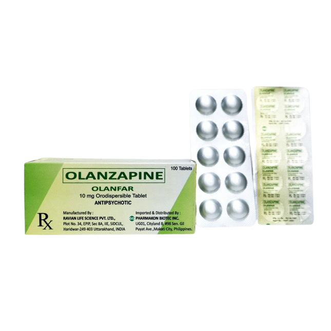 OLANFAR Olanzapine 10mg Orodispersible Tablet 1's price in the ...