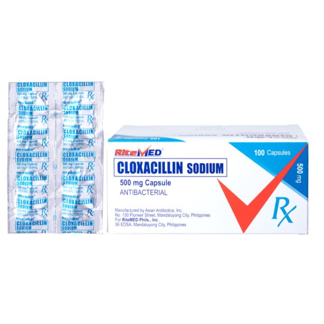 RITEMED Cloxacillin Sodium 500mg Capsule 1's price in the Philippines ...