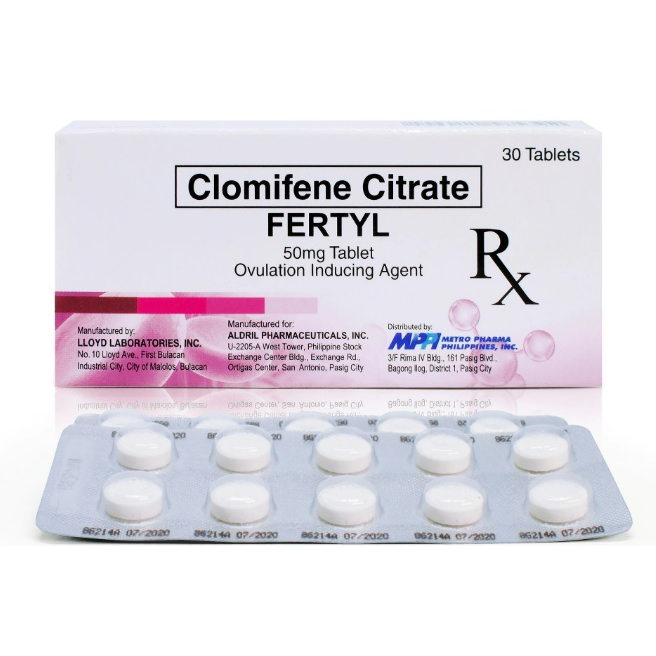 Buy Fertyl clomifene citrate 50mg tablet 1's online with MedsGo. Price ...