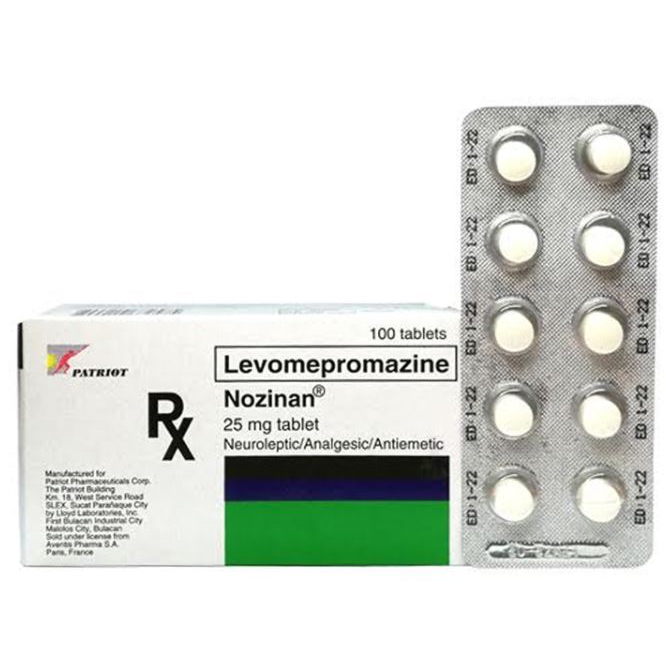 NOZINAN Levomepromazine Maleate 25mg Tablet 1's price in the ...