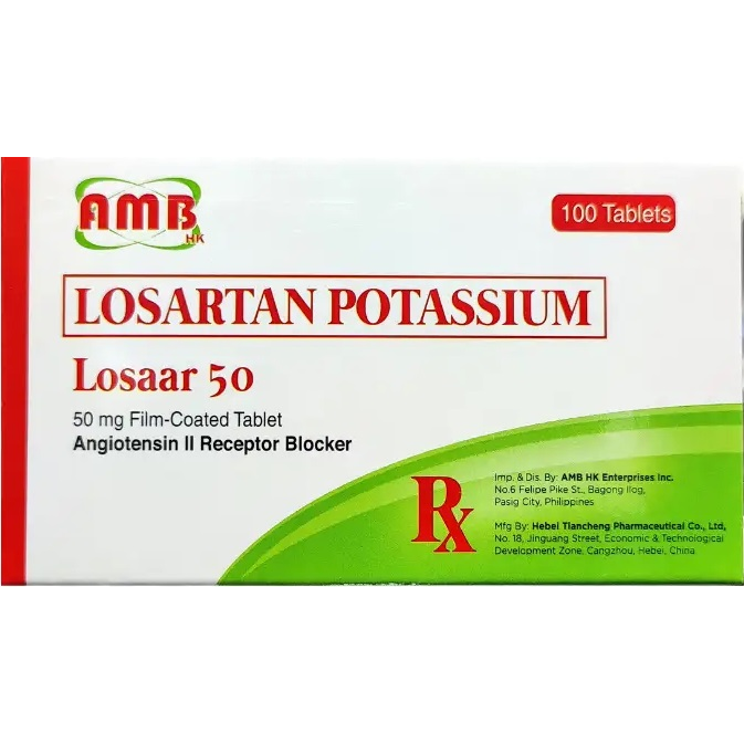 LANZAAR 50 Losartan Potassium 50mg Film-Coated Tablet 1's price in the ...