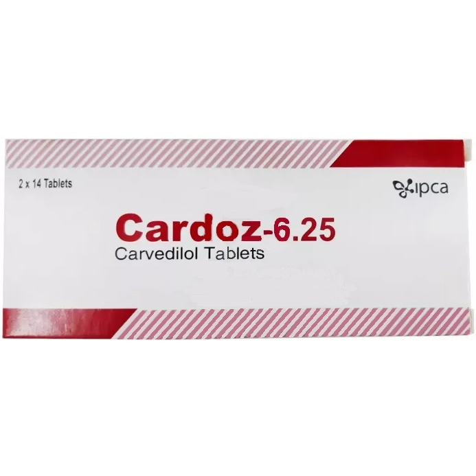CARDOZ Carvedilol 6.25mg Tablet 28's price in the Philippines | MedsGo ...