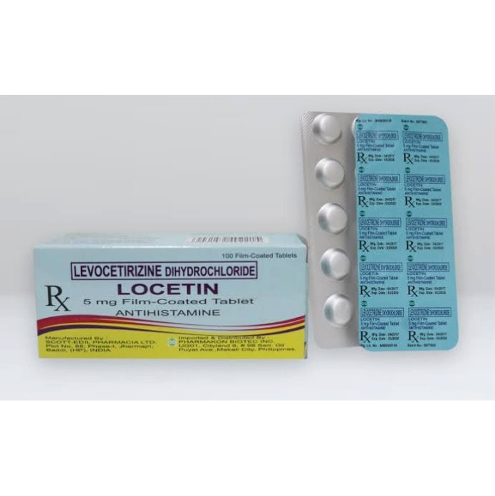LEVOCIT Levocetirizine Dihydrochloride 5mg Film-Coated Tablet 100's ...
